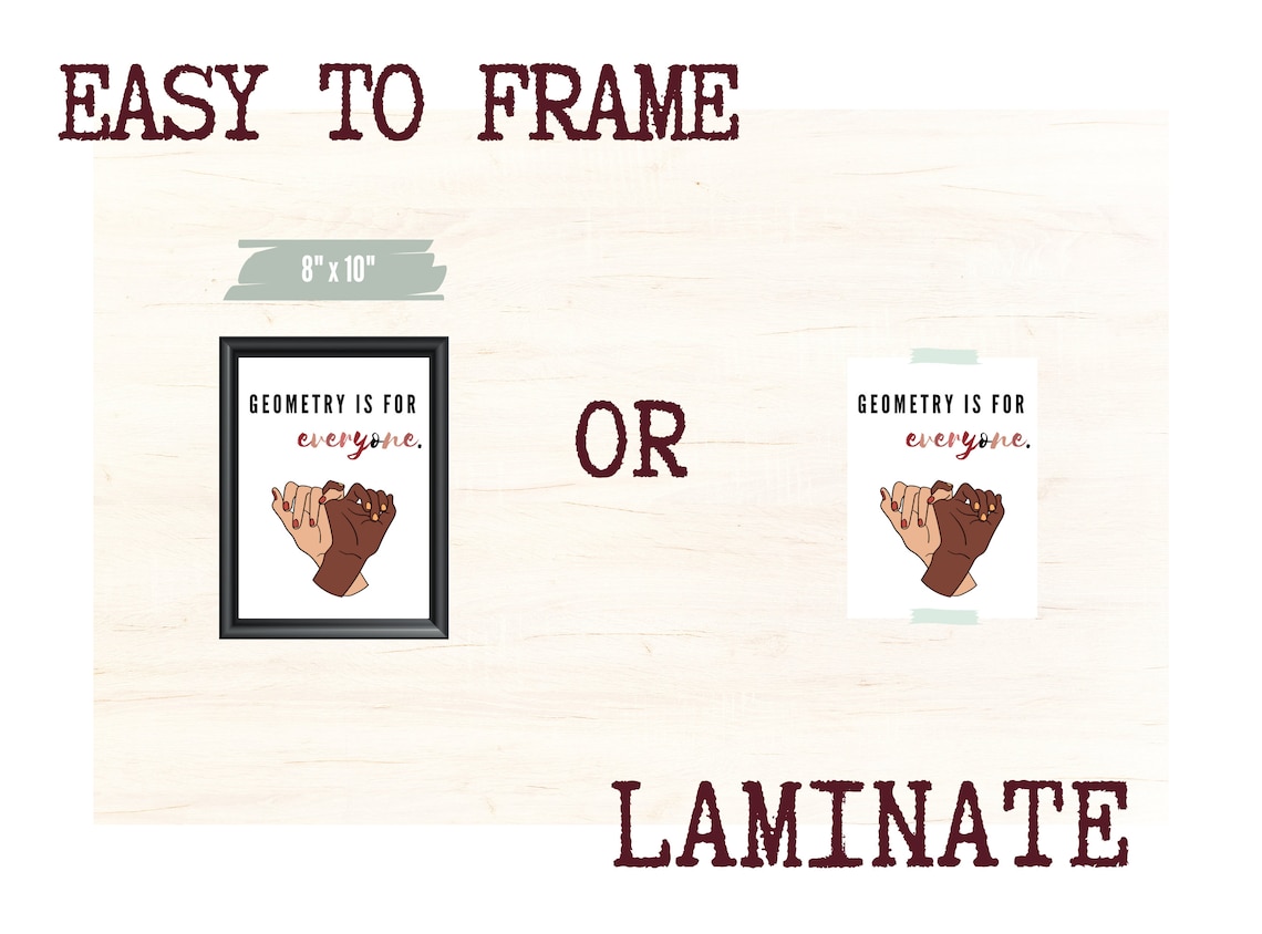 Geometry Classroom Poster Math Classroom Decor High School - Etsy