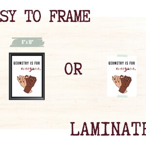 Geometry Classroom Poster; Math Classroom Decor; High School Teacher ...