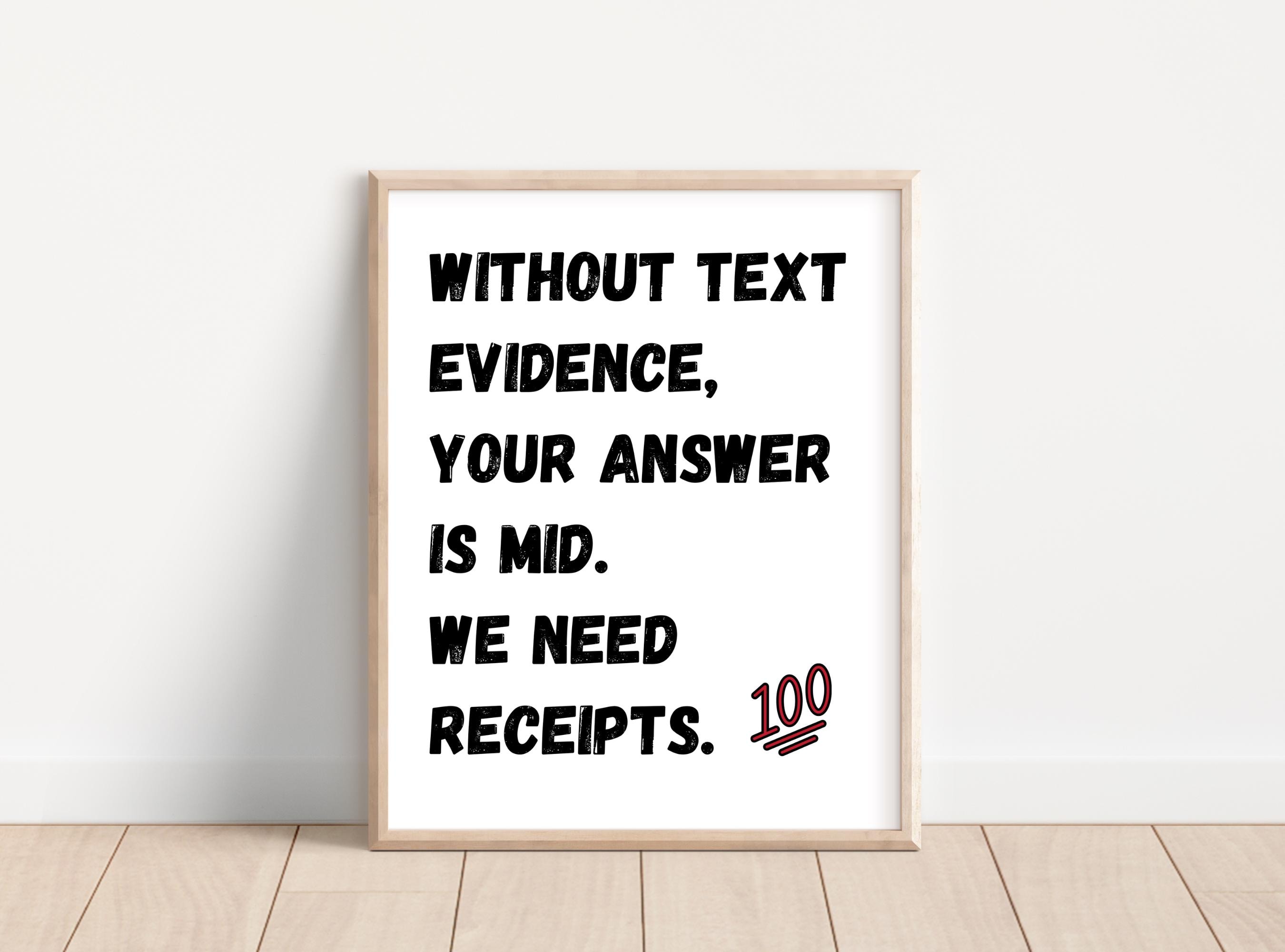 English Classroom Poster; ELA Classroom Decor; High School English ...