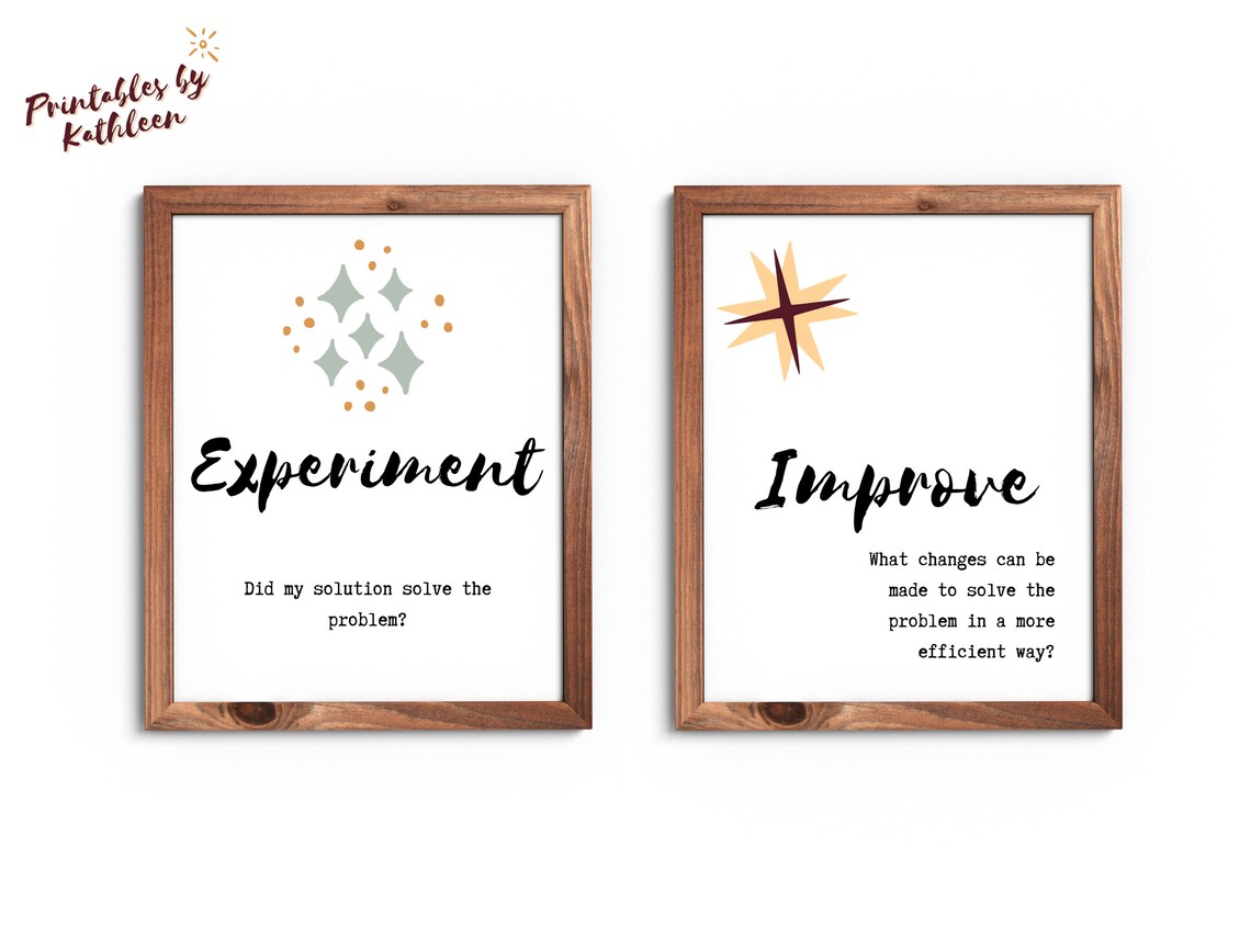 The Engineering Process STEM Classroom Decor Science | Etsy