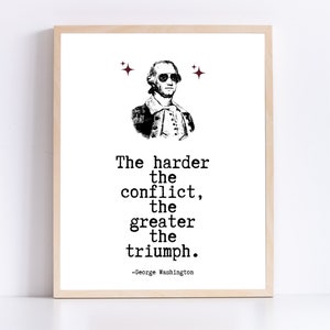 George Washington Quote Print History Classroom Poster - Etsy