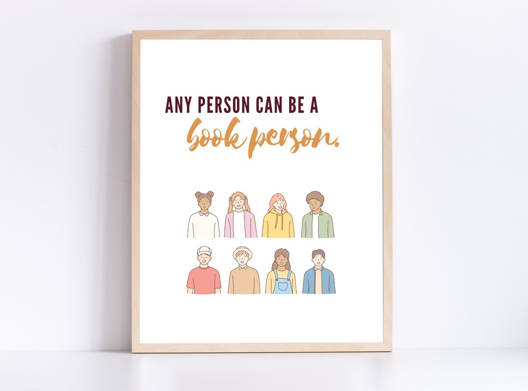 Reading Poster; Bookshelf Decor; Printable School Library Poster ...