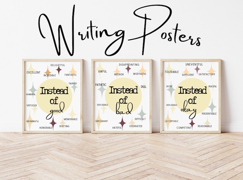 Grammar Posters; Middle School English Classroom Posters; Writing ...