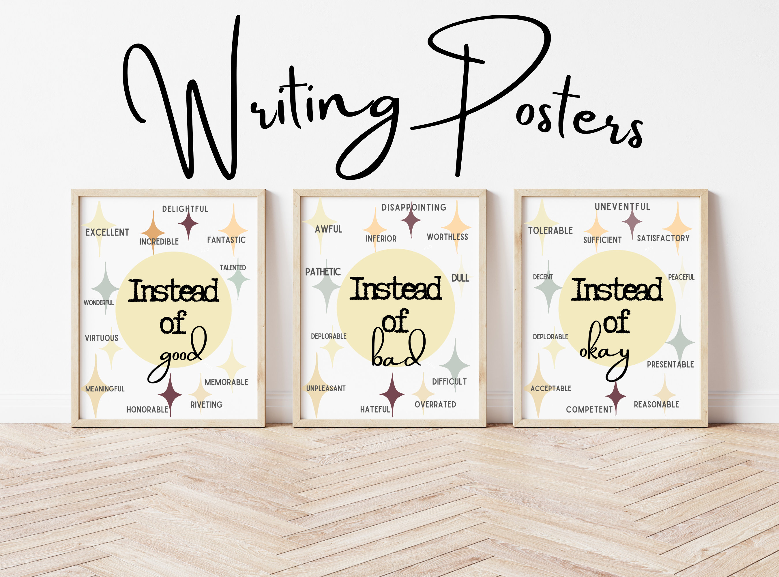 Grammar Posters; Middle School English Classroom Posters; Writing ...
