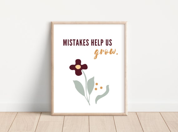 Growth Mindset Poster Middle School Classroom Decor - Etsy