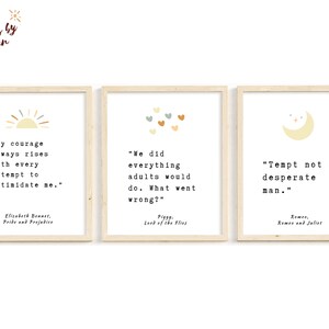 Literary Posters; English Classroom Decoration; High School English ...