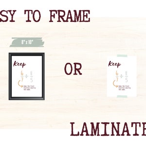 Keep Change Flip; Printable Boho Algebra Posters; Algebra Classroom ...