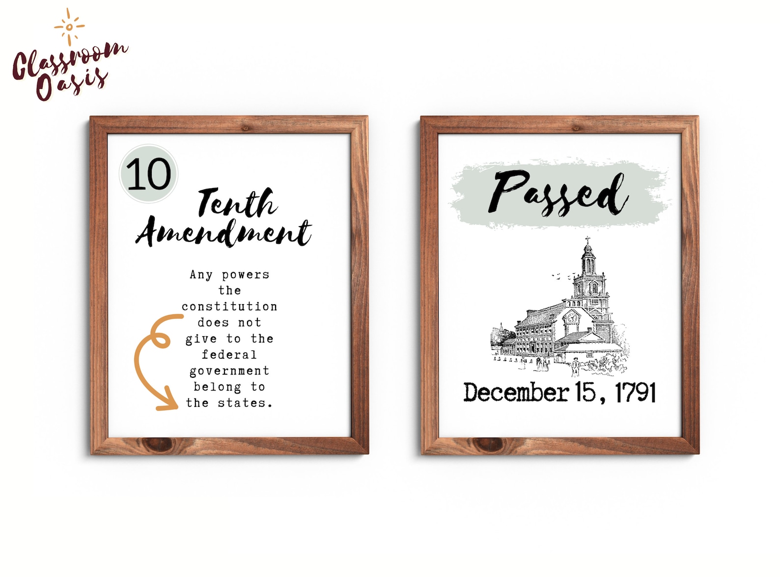 Printable History Classroom Posters Social Studies Class Decor High ...