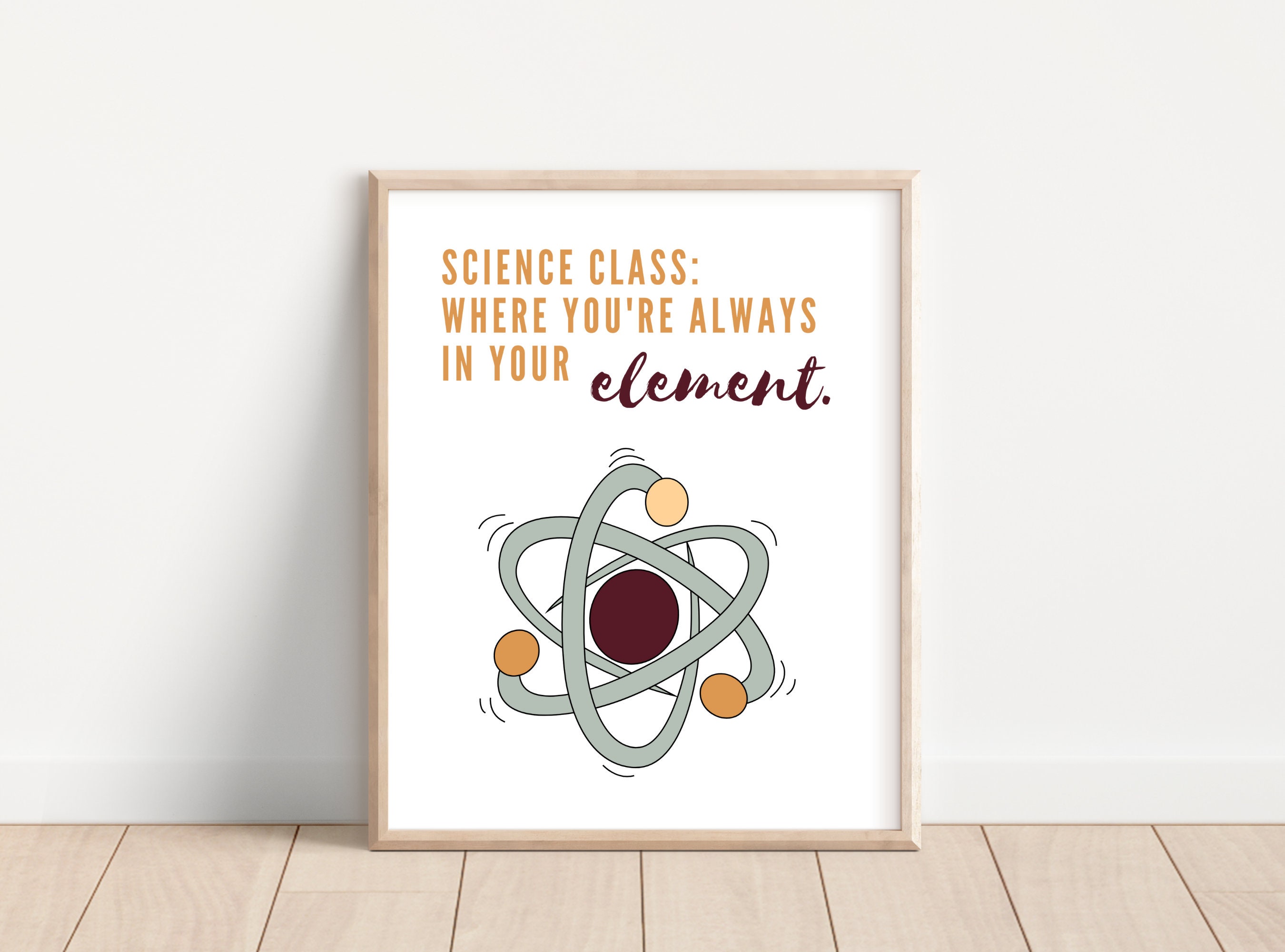 Chemistry Classroom Poster Science Classroom Decor Science Humor Funny ...
