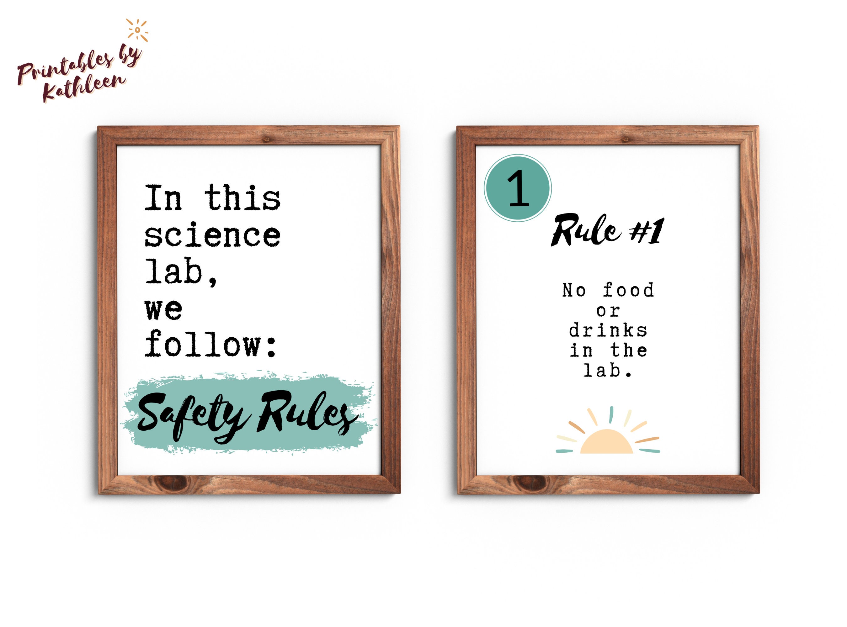 Science Teacher Posters Science Classroom Decor High School Chemistry ...