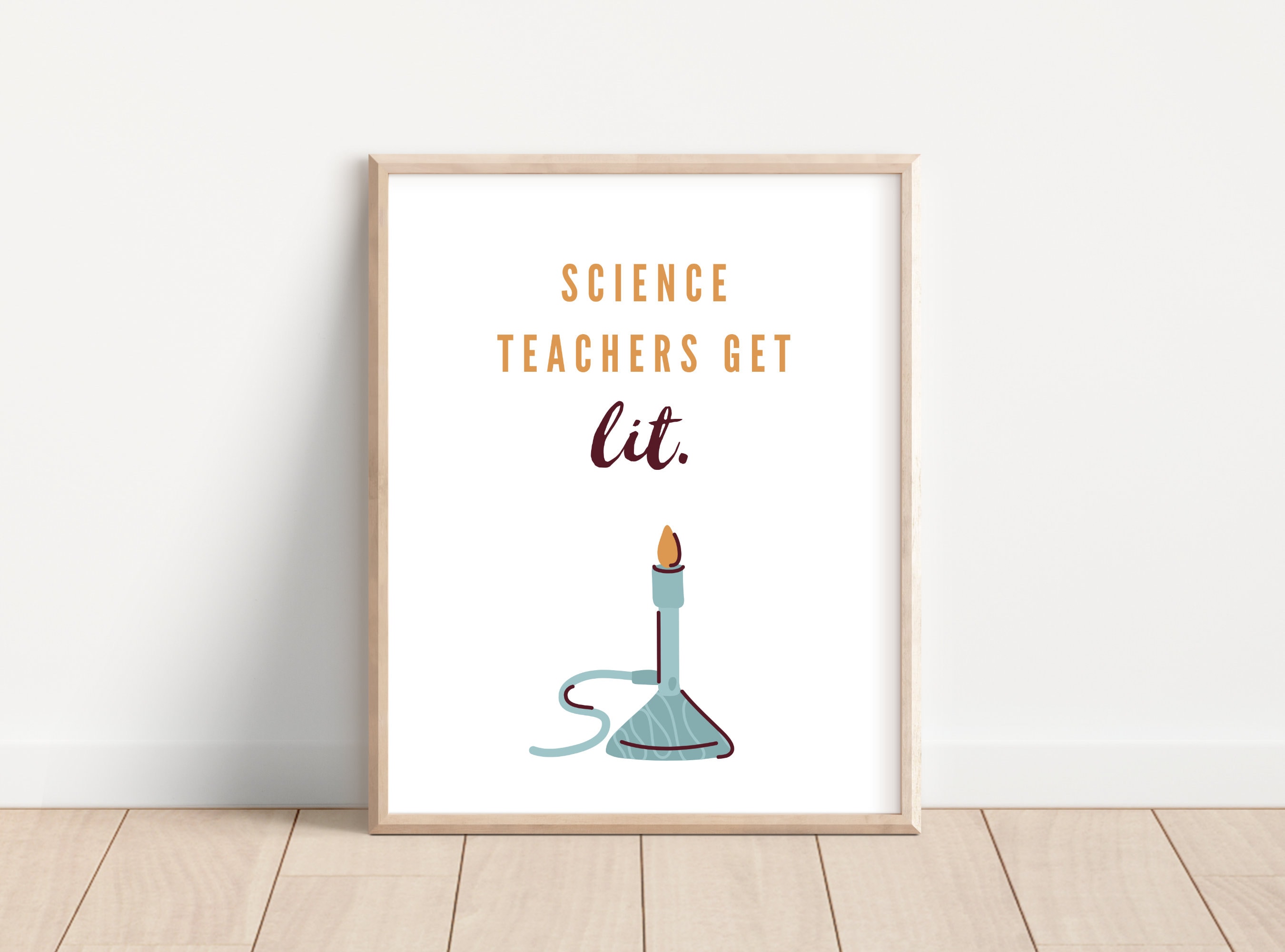 Printable Science Classroom Poster Science Teacher Gift New | Etsy