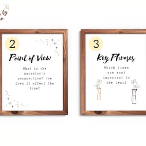 English Classroom Posters High School ELA Classroom Decor - Etsy