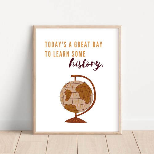 History Classroom Poster History Classroom Decoration Social - Etsy