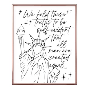Declaration of Independence Quote Poster; History Classroom Decor ...