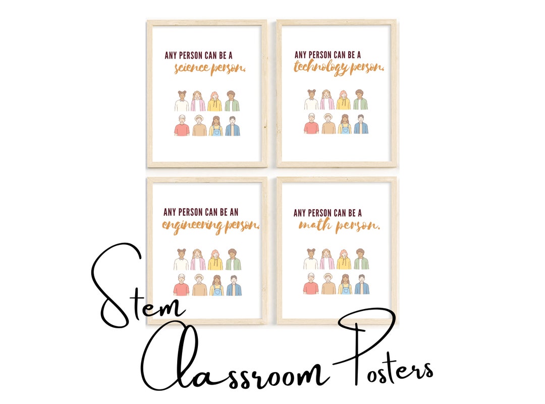 STEM Classroom Posters; Stem Lab Wall Decor; STEM Classroom Decor ...