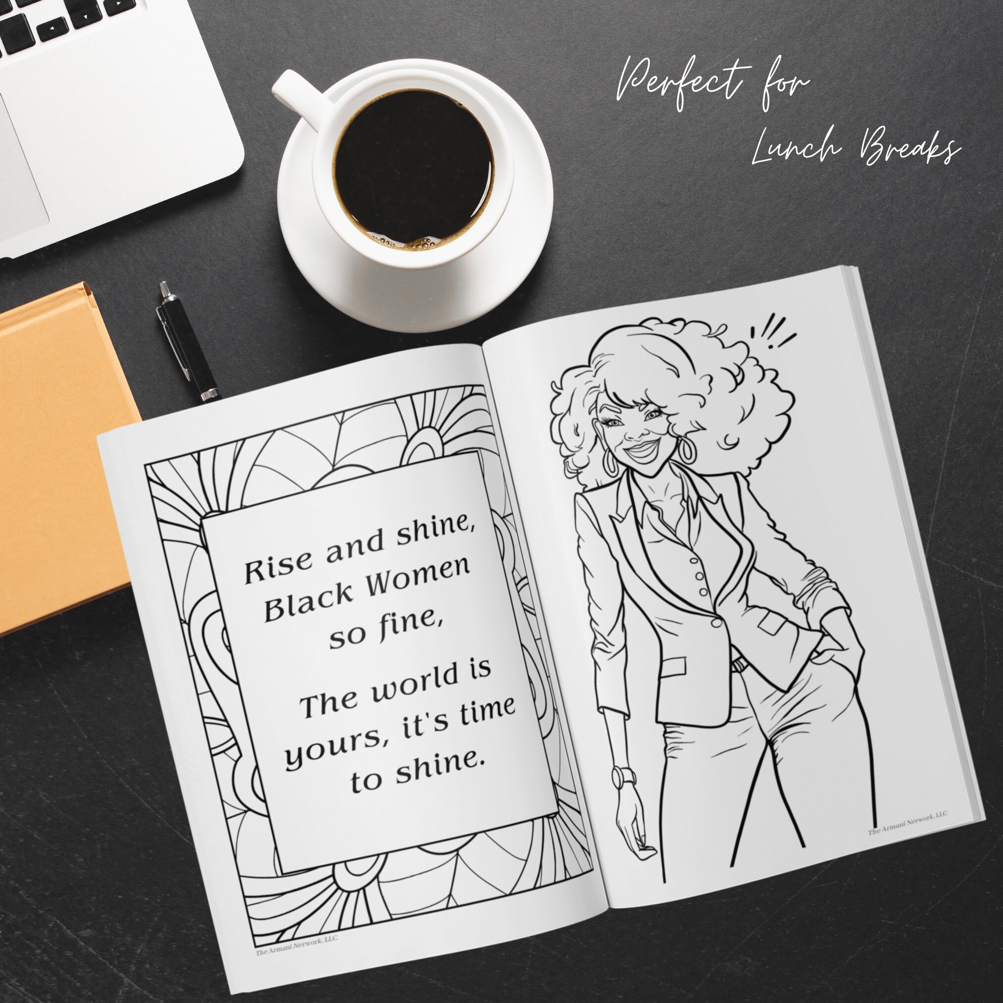 Coloring Book for Professional Black Women Gifts for Women Black Women ...