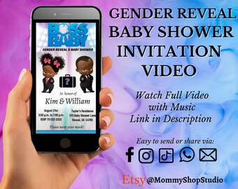 Boss Baby Gender Reveal | Etsy