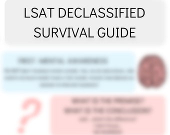 LSAT Logical Reasoning Question Guide - Etsy