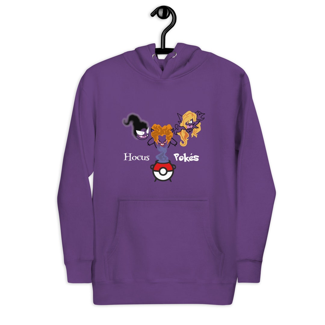 Hocus Pocus Gengar Pokemon Hoodie - Etsy