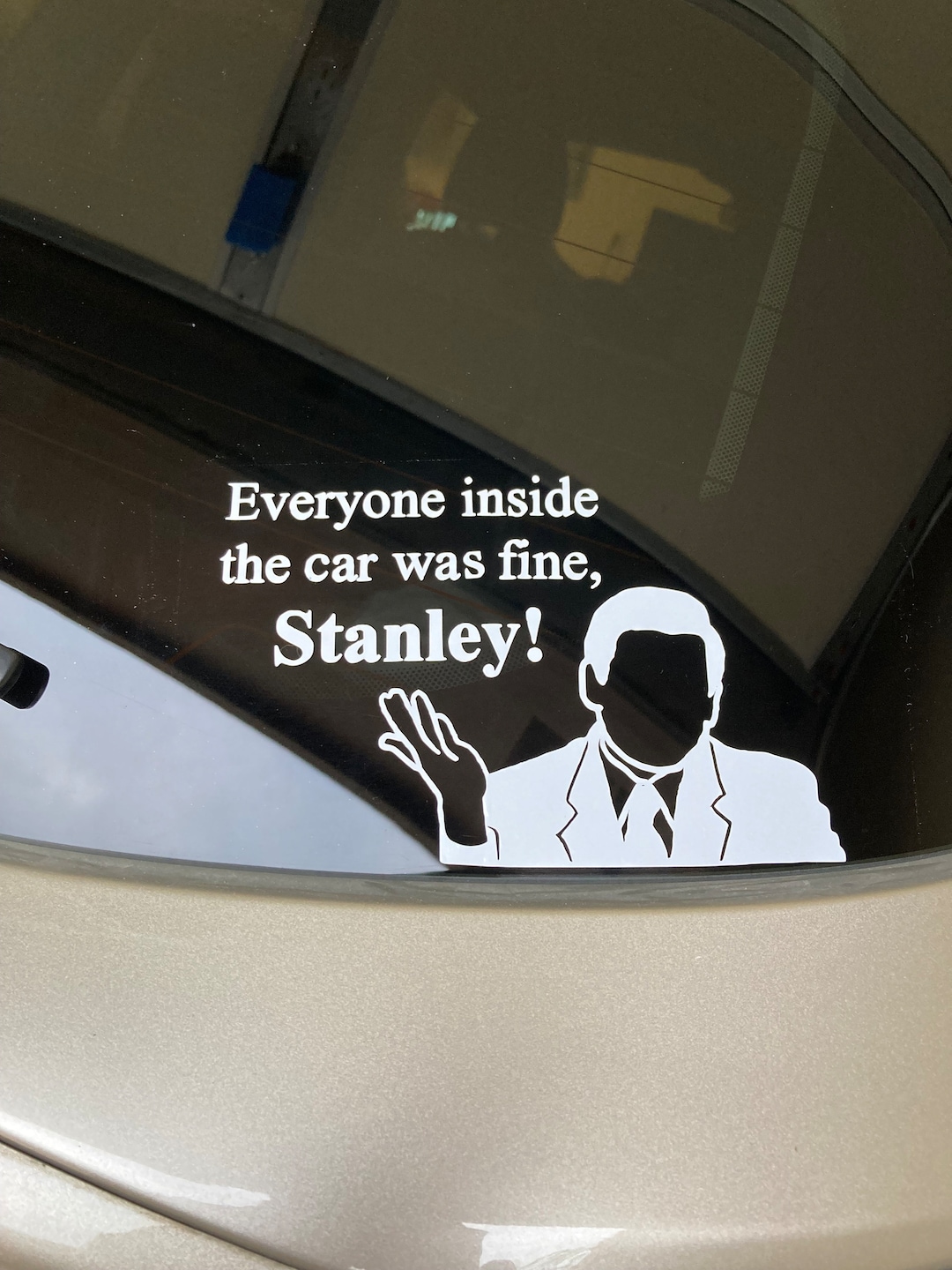 The Office Car Decal Stanley - Etsy