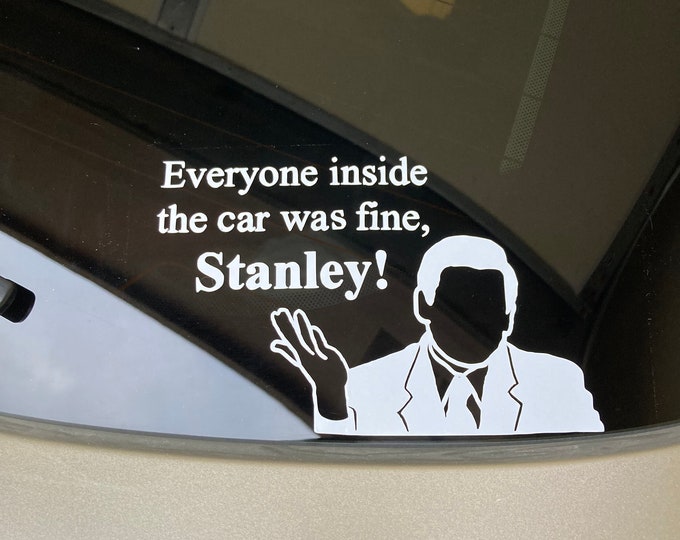 The Office Car Decal Stanley - Etsy