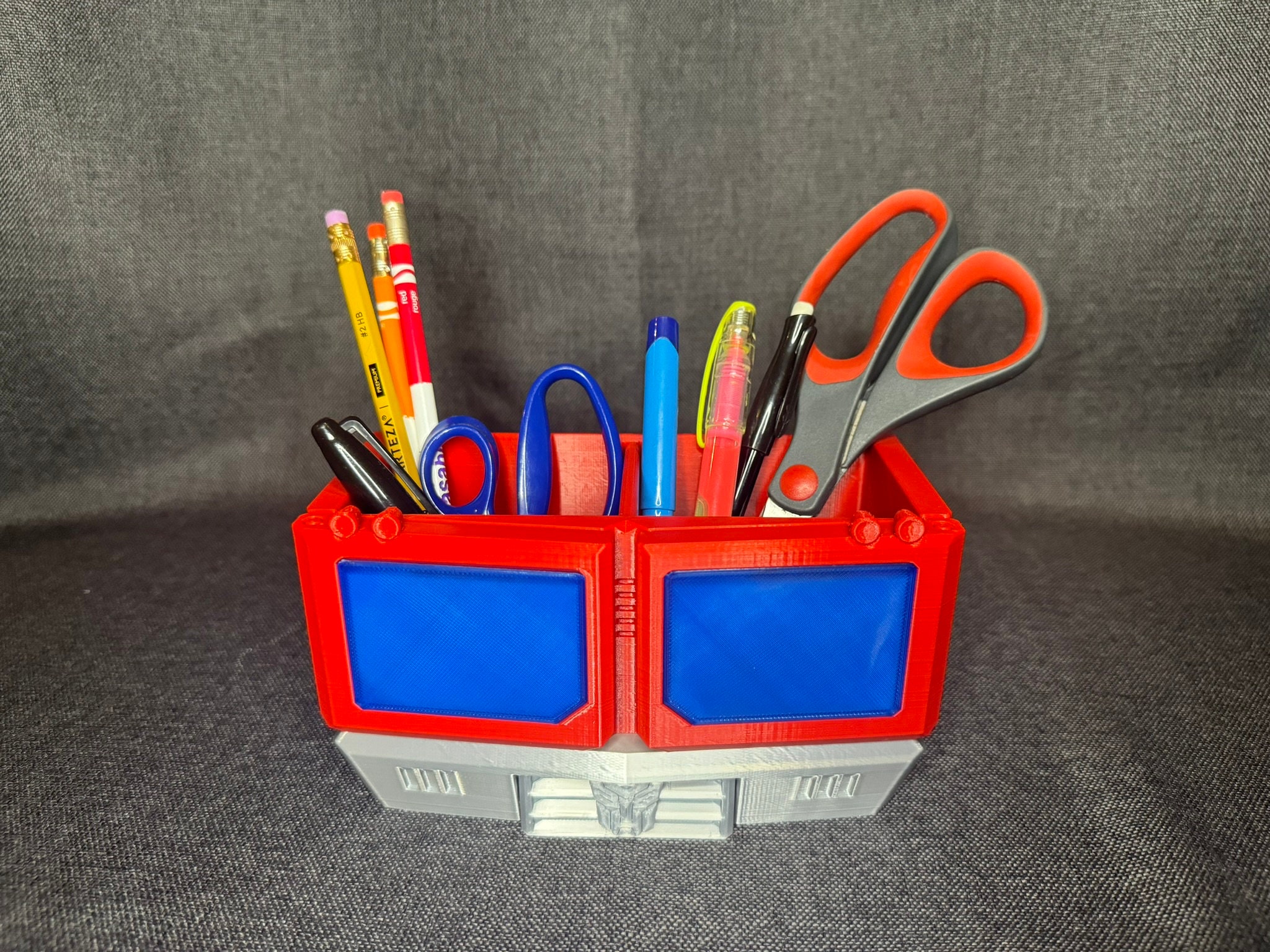 Optimus Prime Chest Pencil Pot Transformers-inspired Pencil/pen/brush ...