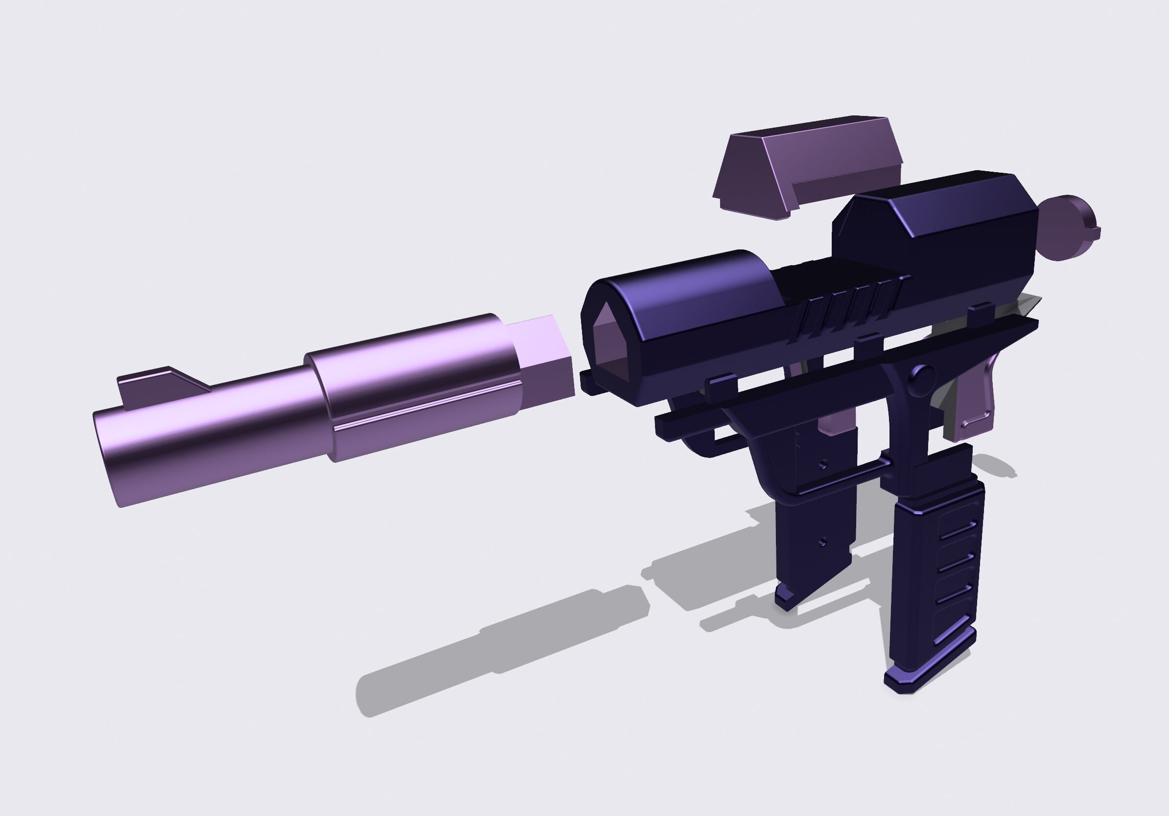 DIGITAL FILE Megatron's Laser Pistol - Etsy