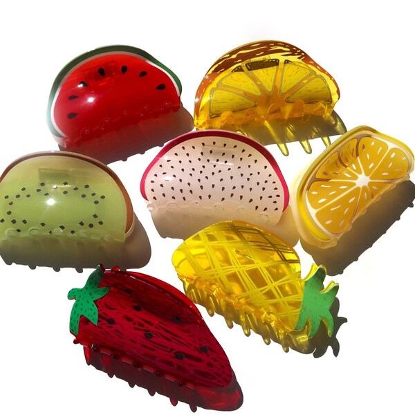 Orange Hair Clips - Etsy