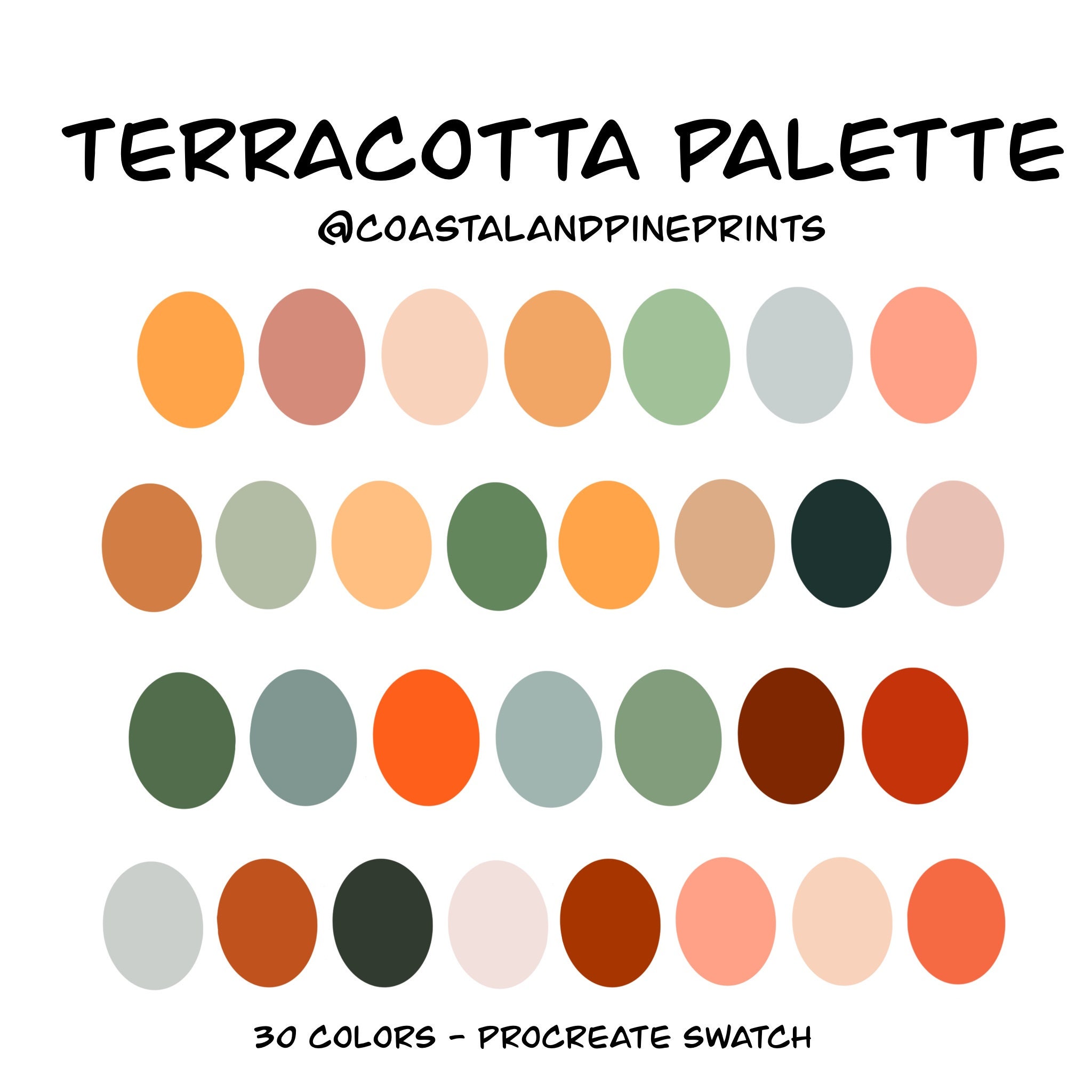 Terracotta Color Palette Procreate Color Palette Etsy - vrogue.co Terracotta Color Palette Procreate Color Palette Etsy - vrogue.co