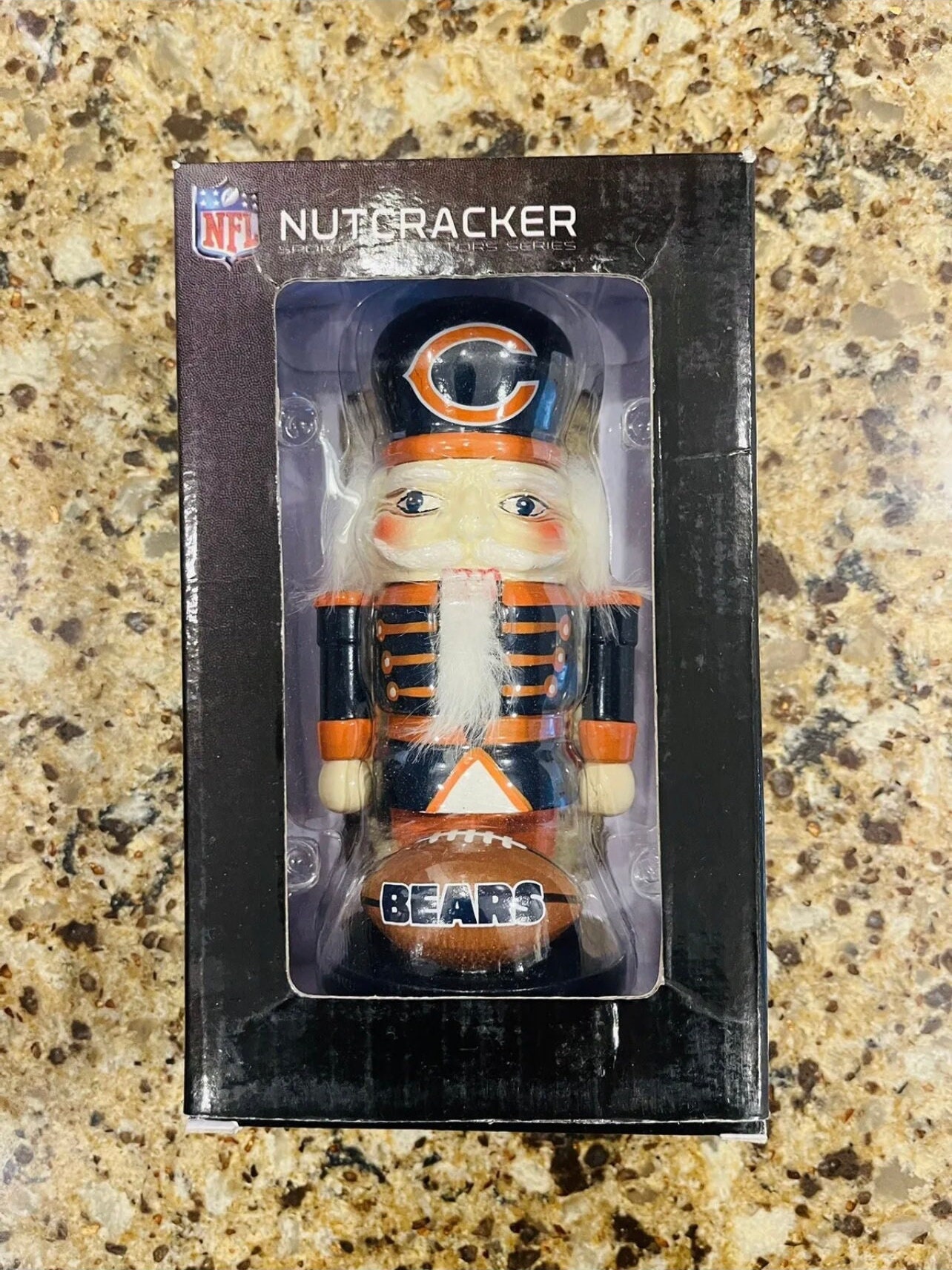 Chicago Bears Football Nutcracker 7 Wooden New in Box NFL - Etsy