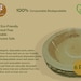 Biodegradable Areca Plates PALM LEAF Plates, Bamboo Style - 8 Inch(20cm ...