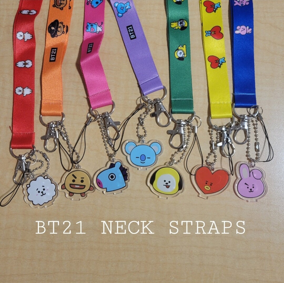 BT21 Neck Straps/lanyards - Etsy