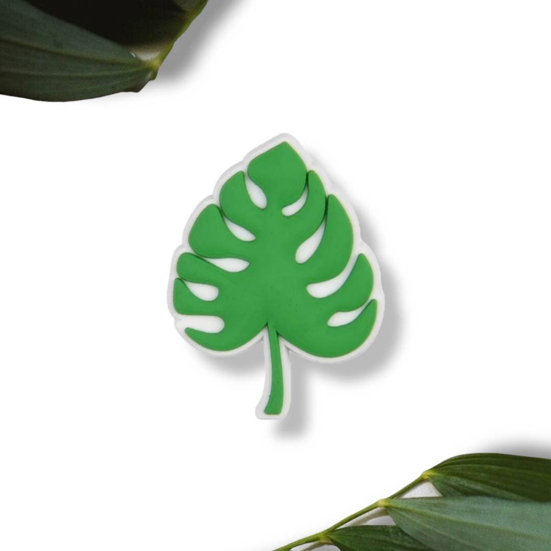 Monstera Leaf Croc Charm | Houseplant Shoe Clog Charm | Plant Parent ...