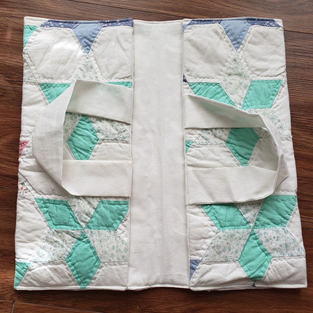 Pie Carrier Tote | Quilt Pie Carrier Tote | Antique Quilt - Etsy