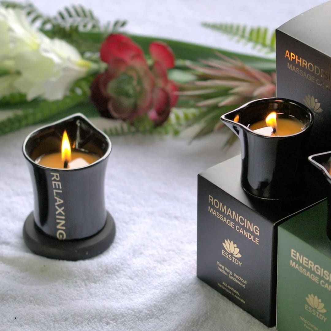 Massage Oil Candle | Relaxing | All Natural - Etsy