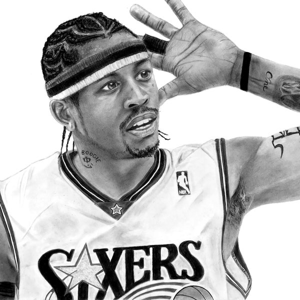 Allen Iverson Svg - Etsy
