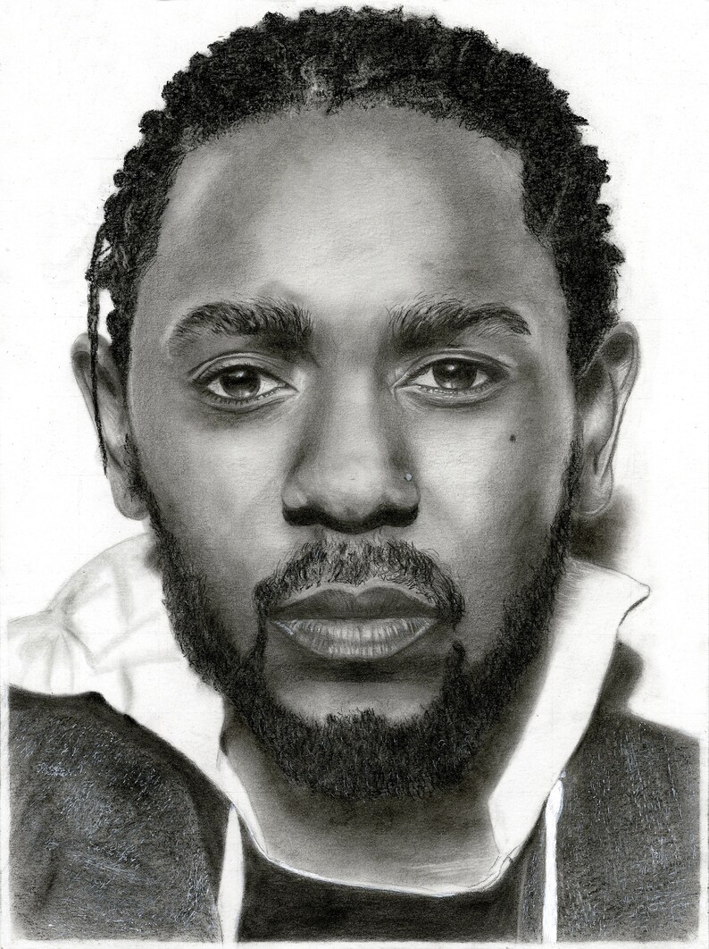 Kendrick Lamar Art Print - 10"x13" - Sketch - Etsy