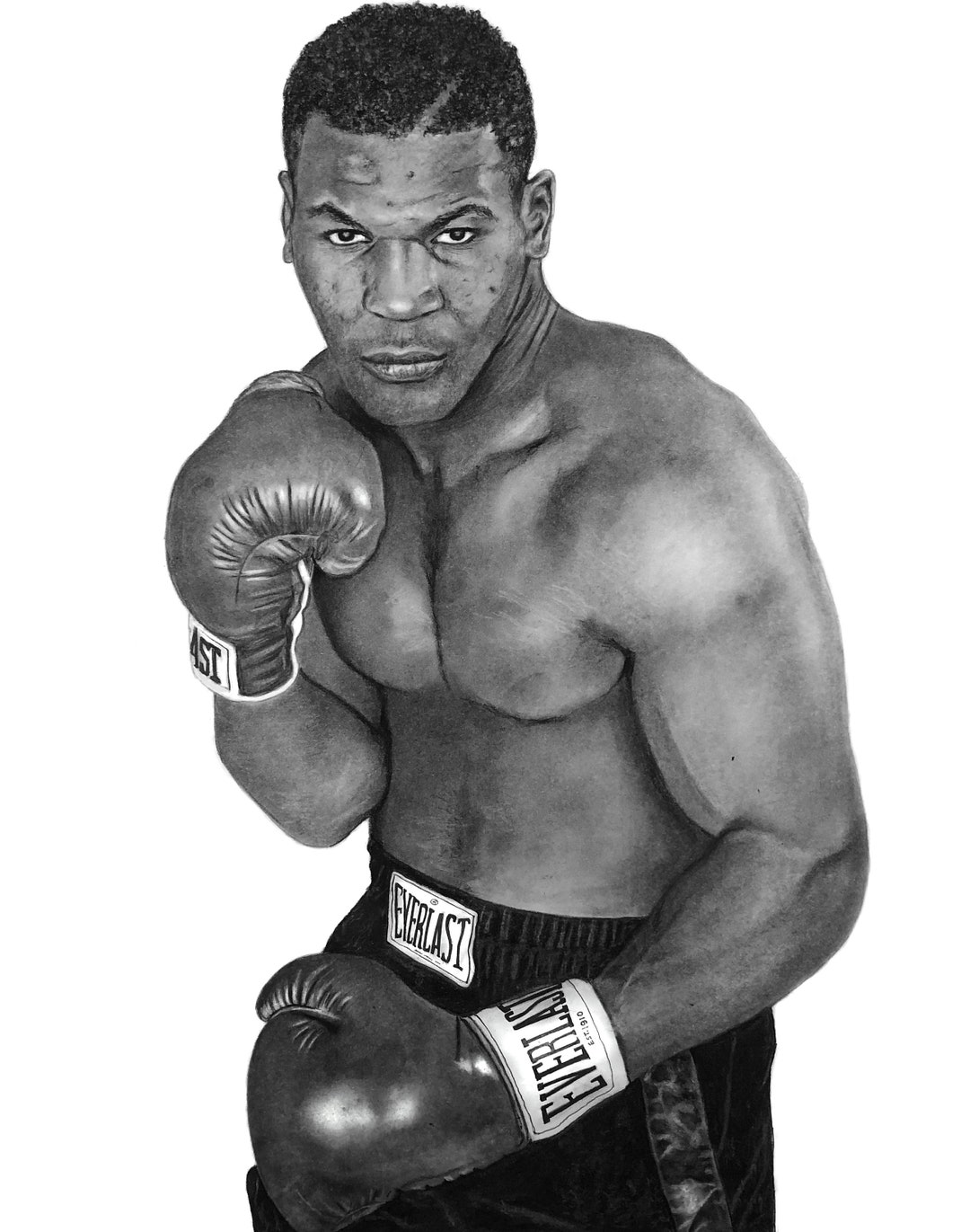 Mike Tyson Art Print - 11"x14" - Sketch - Etsy