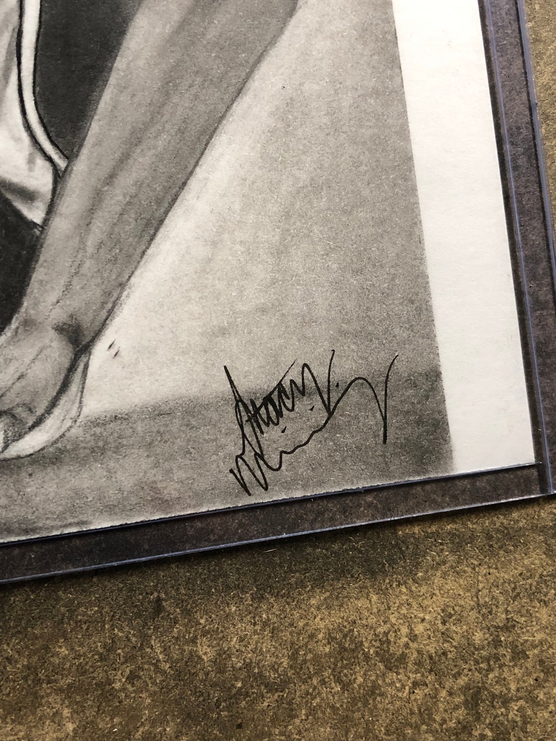 Allen Iverson Step Over Original Drawing | Autographed by Iverson W ...