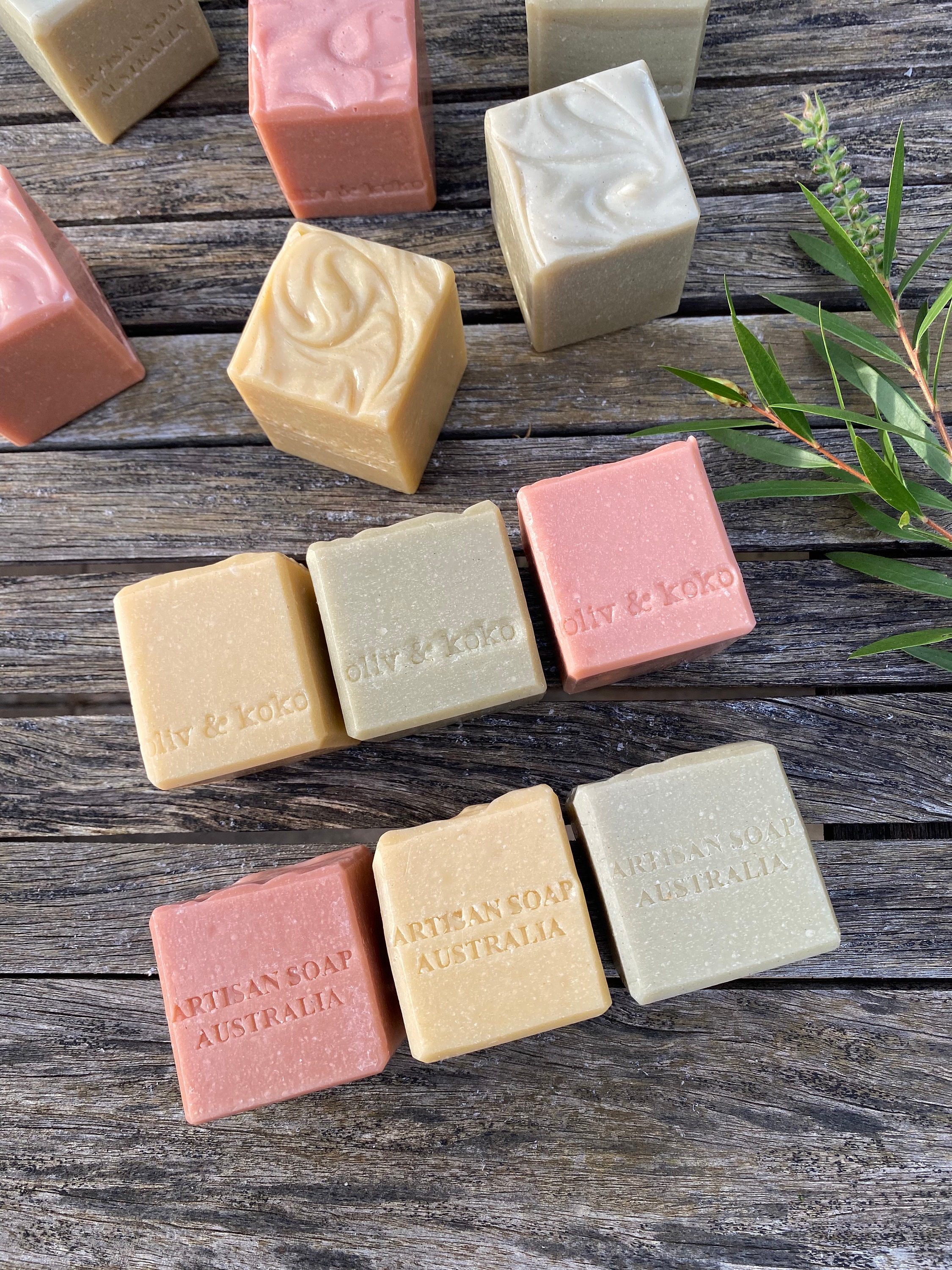 Square Soap Blocks Unlabelled. Handmade Soap Crafted in Australia ...