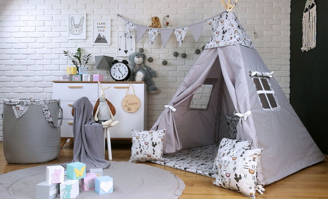 Beautiful Children's Play Tent TIPI SET Teepee Wigwam Indian Tent for ...
