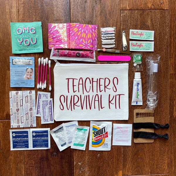 Teacher Survival Kit - Etsy