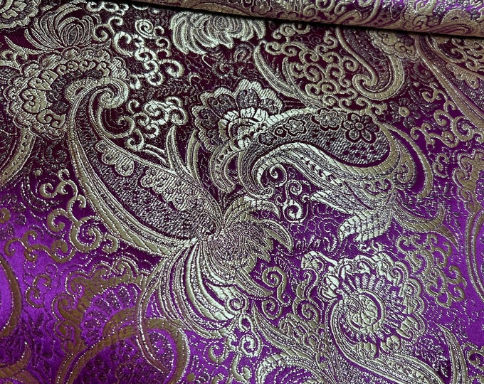 Fabric by the Yard- Two Dimensional Color Changing Fuscia/magenta and ...