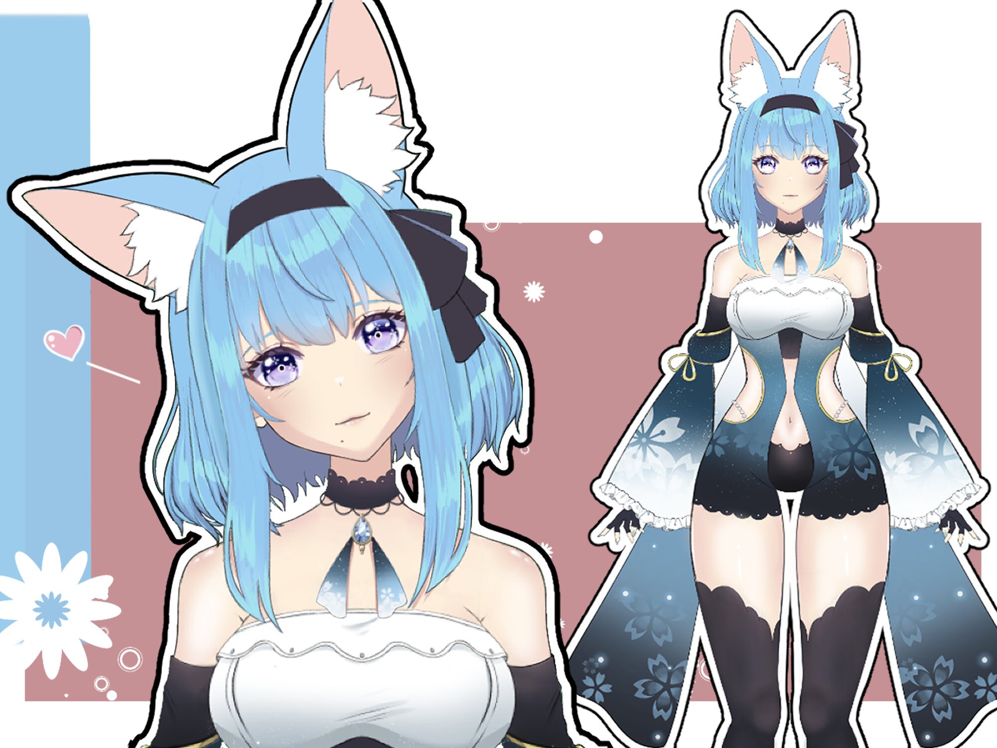 Custom Made Vtuber Character Bust up Design Character Customizable