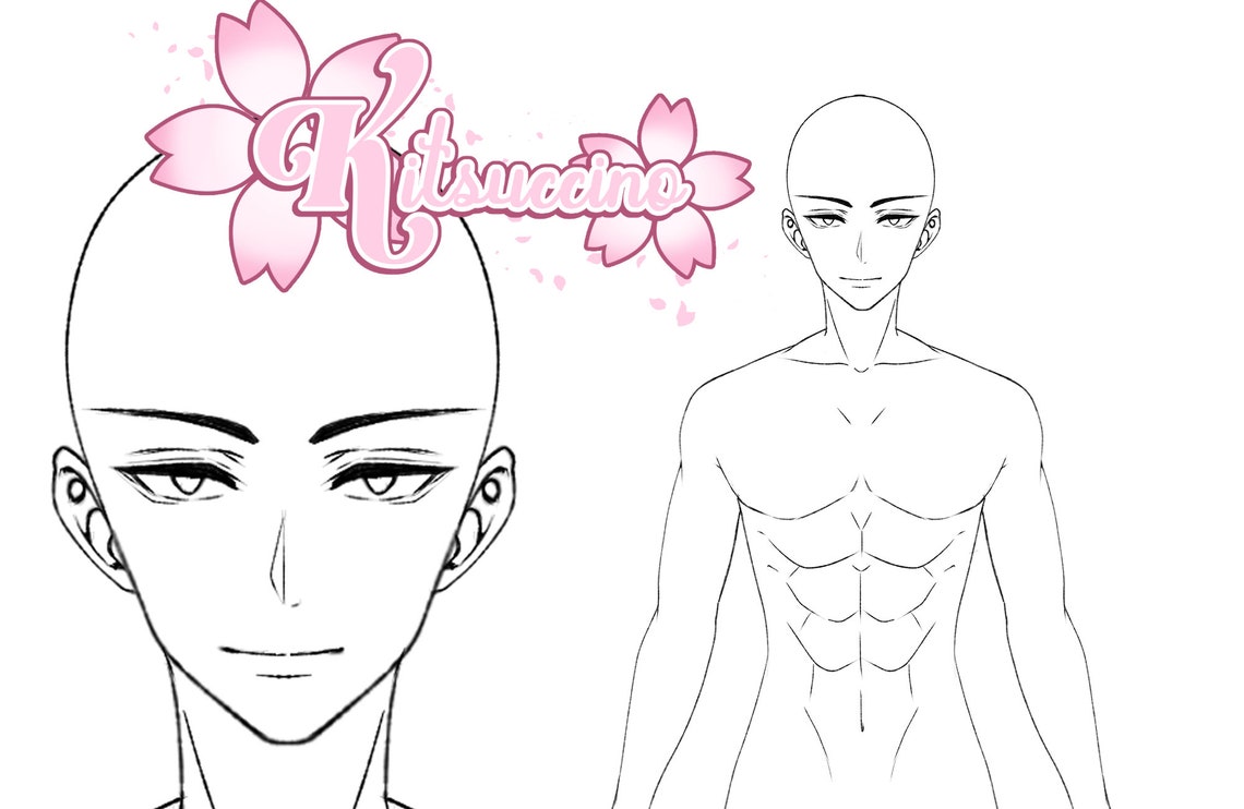 Male Vtuber/concept Art Model Base PSD - Etsy