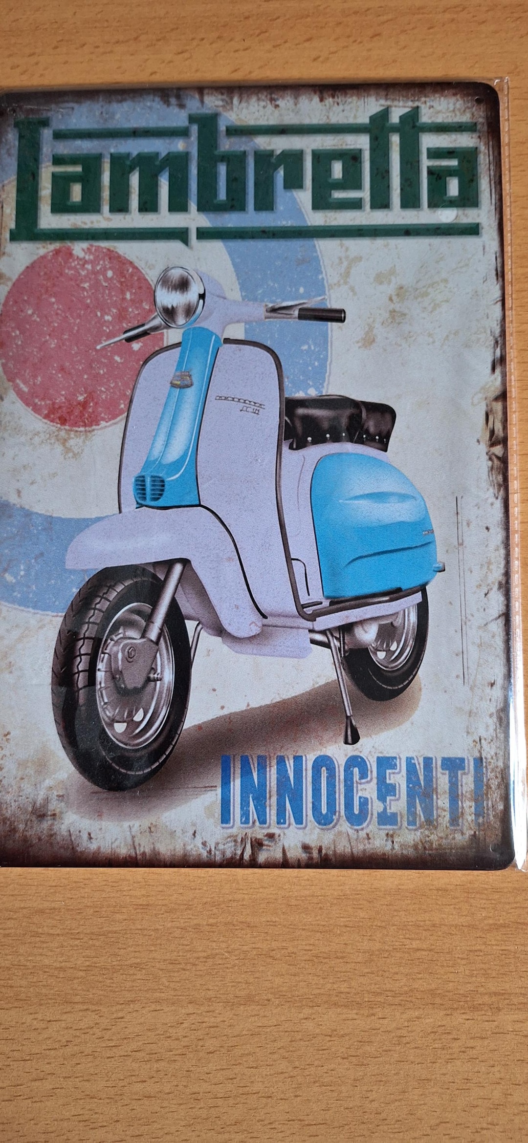 Lambretta Innocenti Metal Sign - Etsy