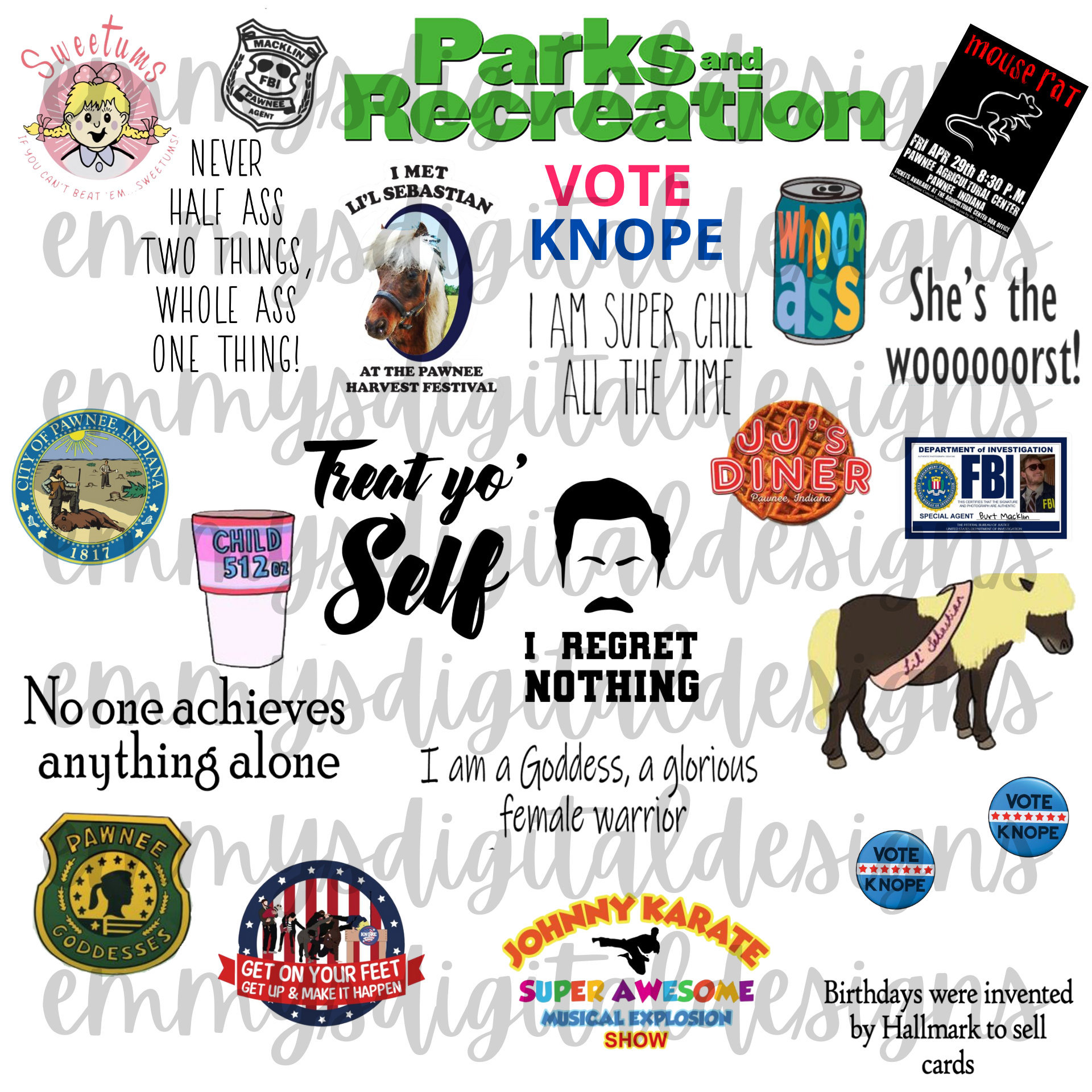 Parks and Rec Digital Download Waterslide Image Clip Art - Etsy