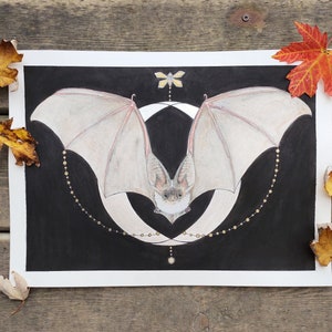 Bat in the Night - Etsy