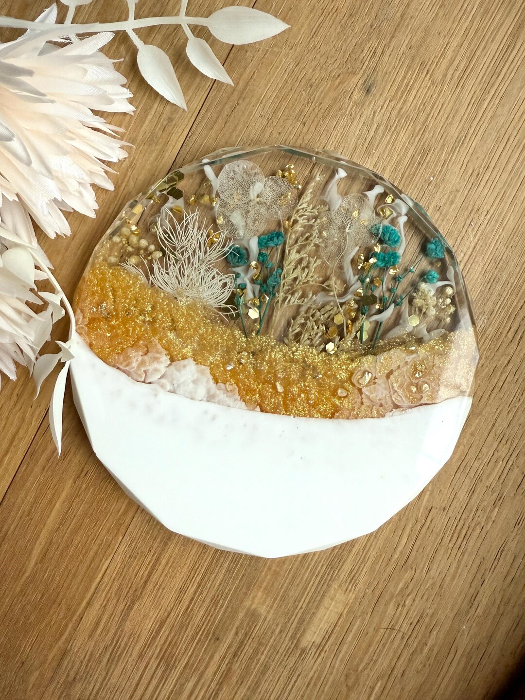 Winter Wonderland Resin, Diamond Edge Coaster Single Coaster, Drink ...