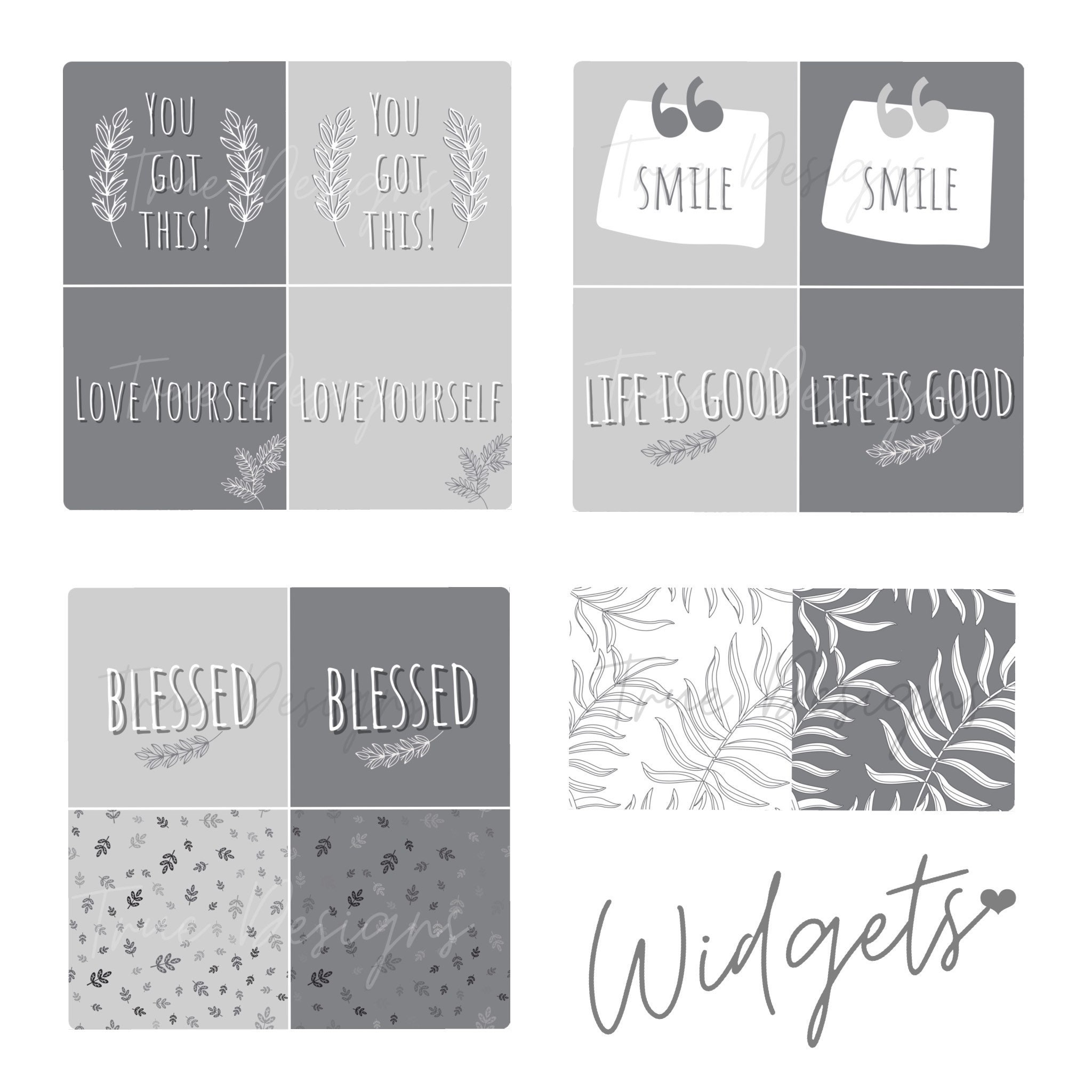 Gray Slate Ios Icons Widgets & Wallpapers. - Etsy